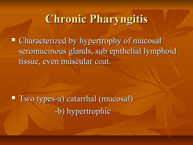 Pharyngitis | PPT | Ear, Nose and Throat Conditions | Diseases and ...
