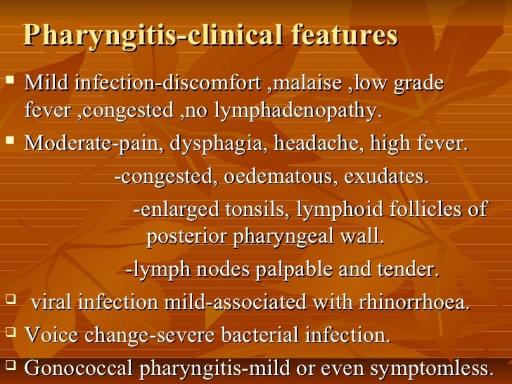 Pharyngitis