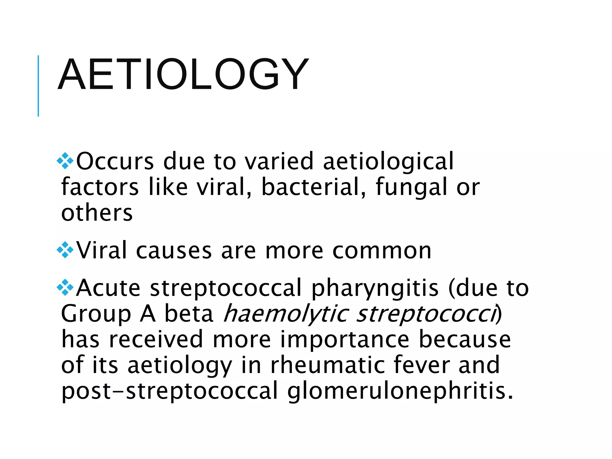 Pharyngitis | PPTX