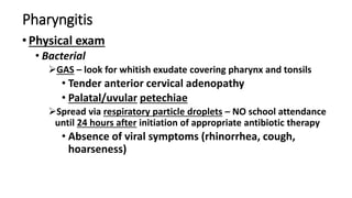 Pharyngitis | PPTX
