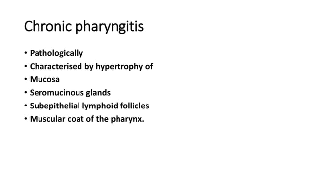 Pharyngitis | PPTX | Ear, Nose and Throat Conditions | Diseases and ...