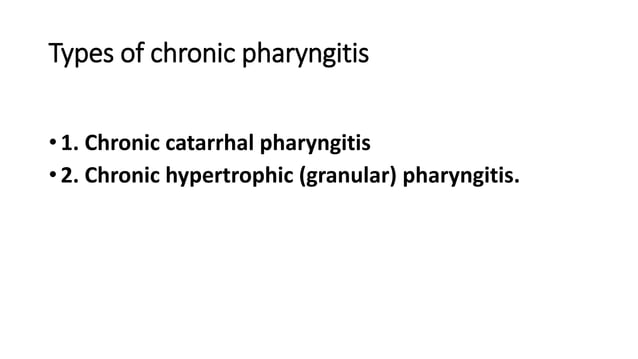 Pharyngitis | PPTX | Ear, Nose and Throat Conditions | Diseases and Conditions