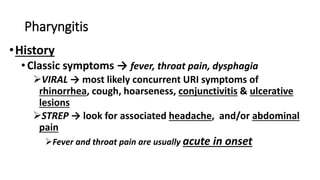 Pharyngitis | PPTX