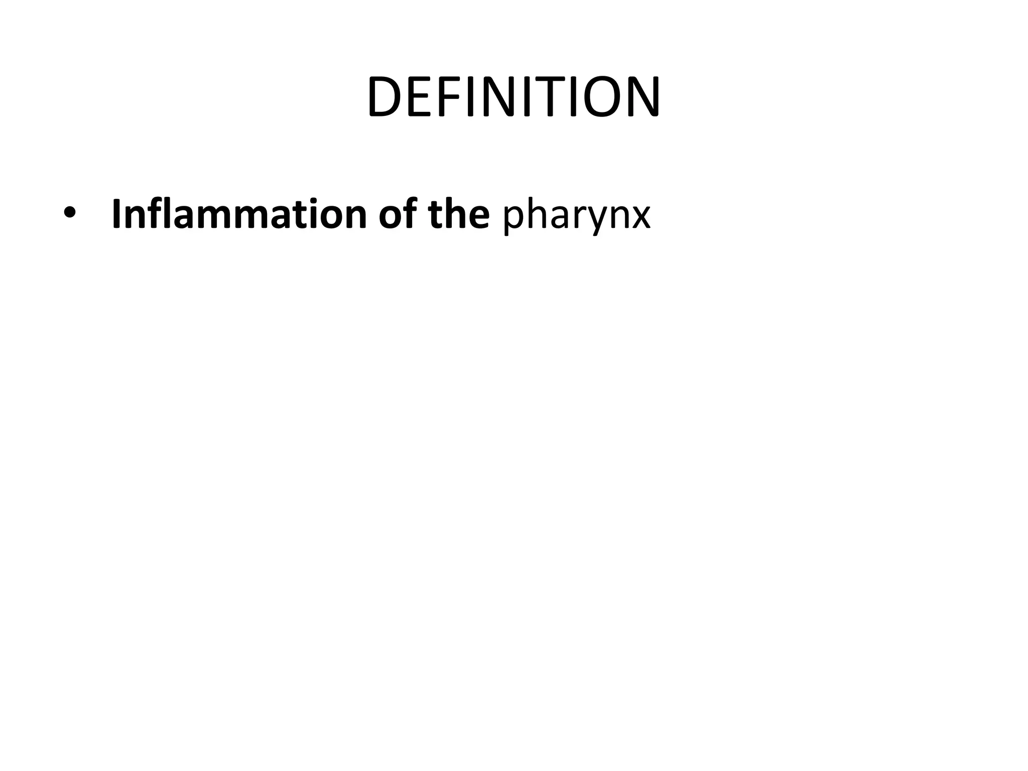Pharyngitis | PPTX