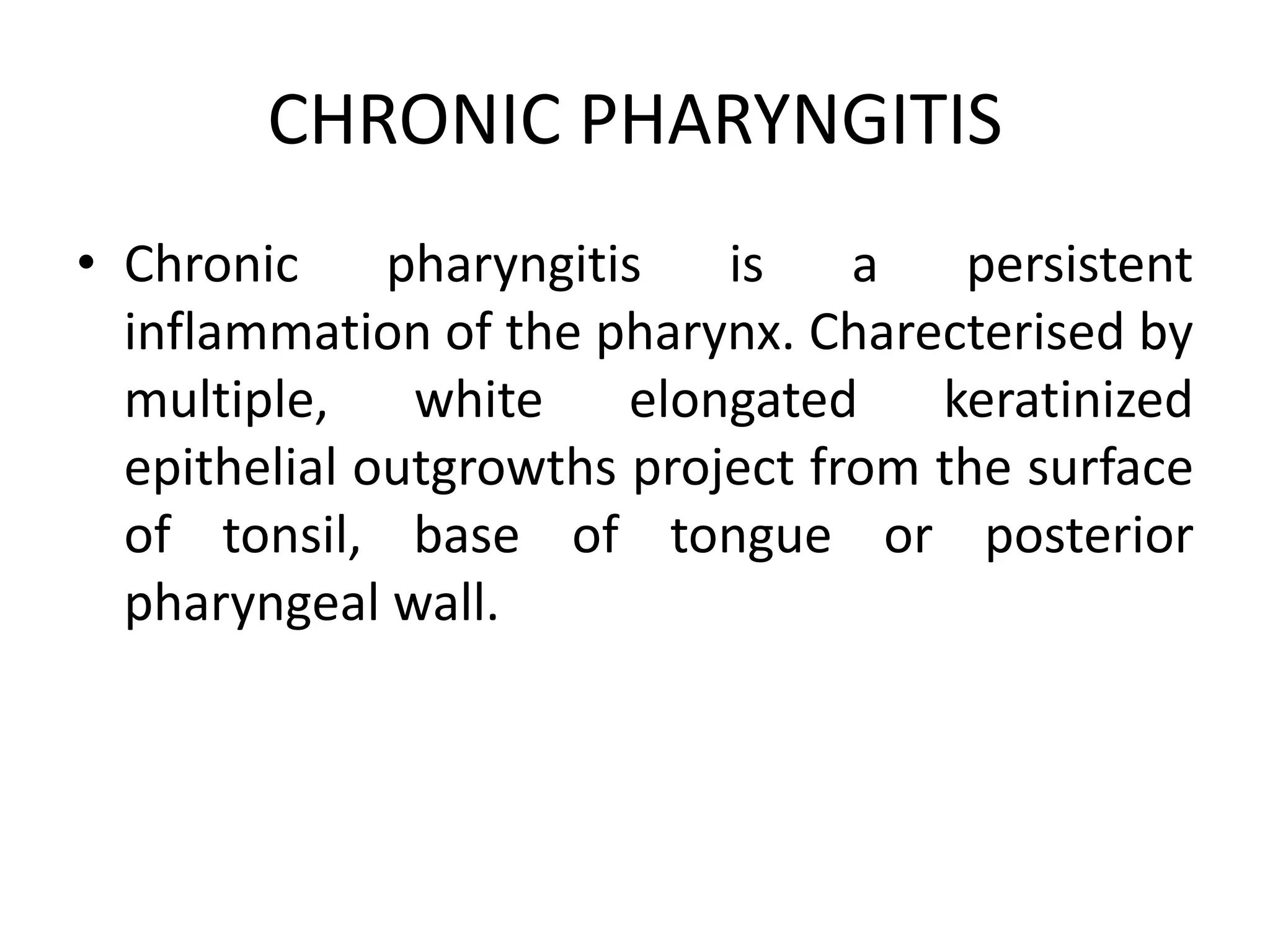 Pharyngitis | PPTX