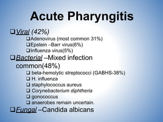 Pharyngitis | PPTX