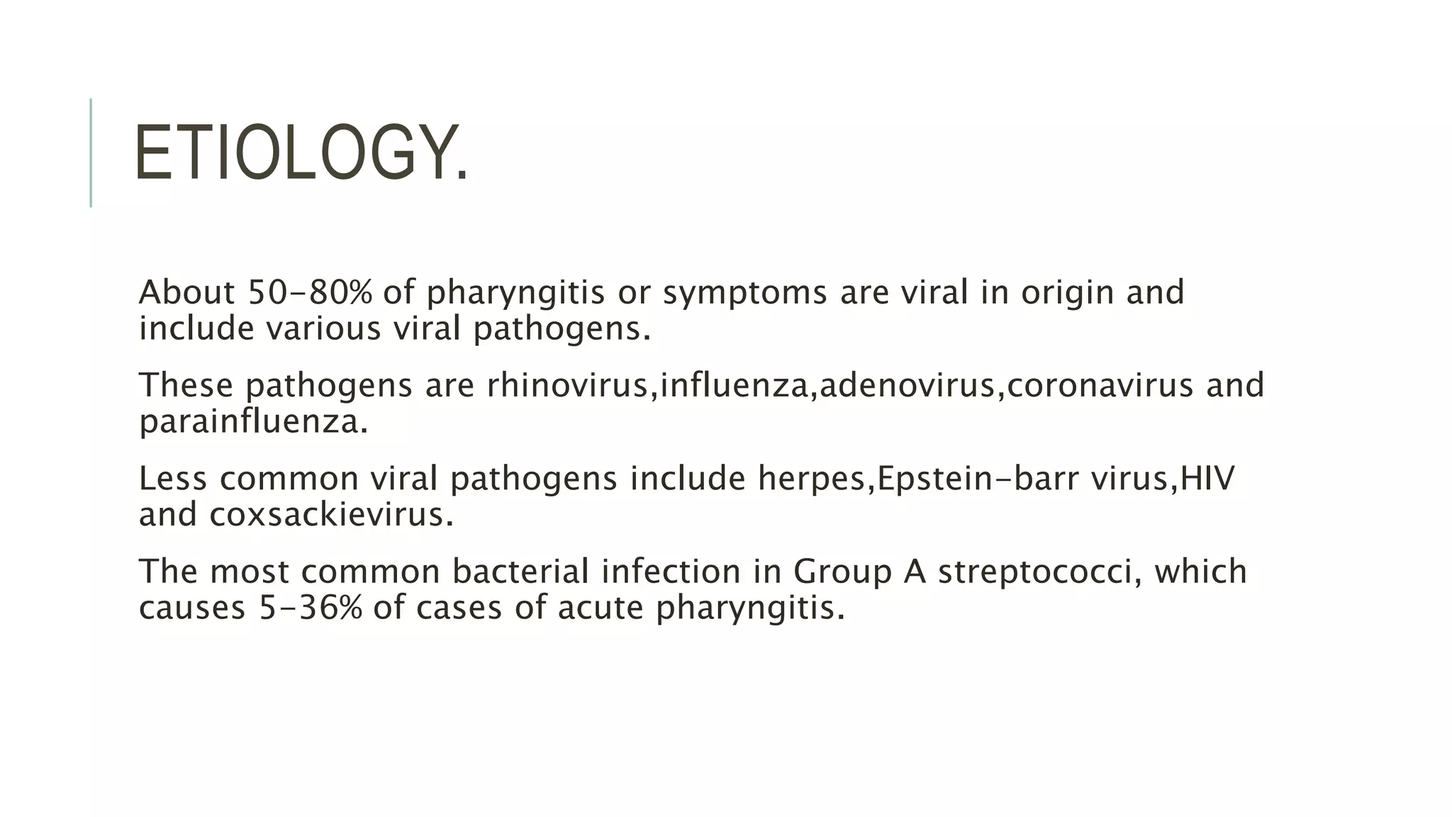 Pharyngitis | PPTX