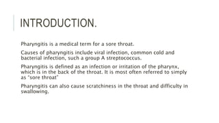 Pharyngitis | PPTX