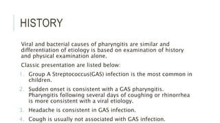 Pharyngitis | PPTX