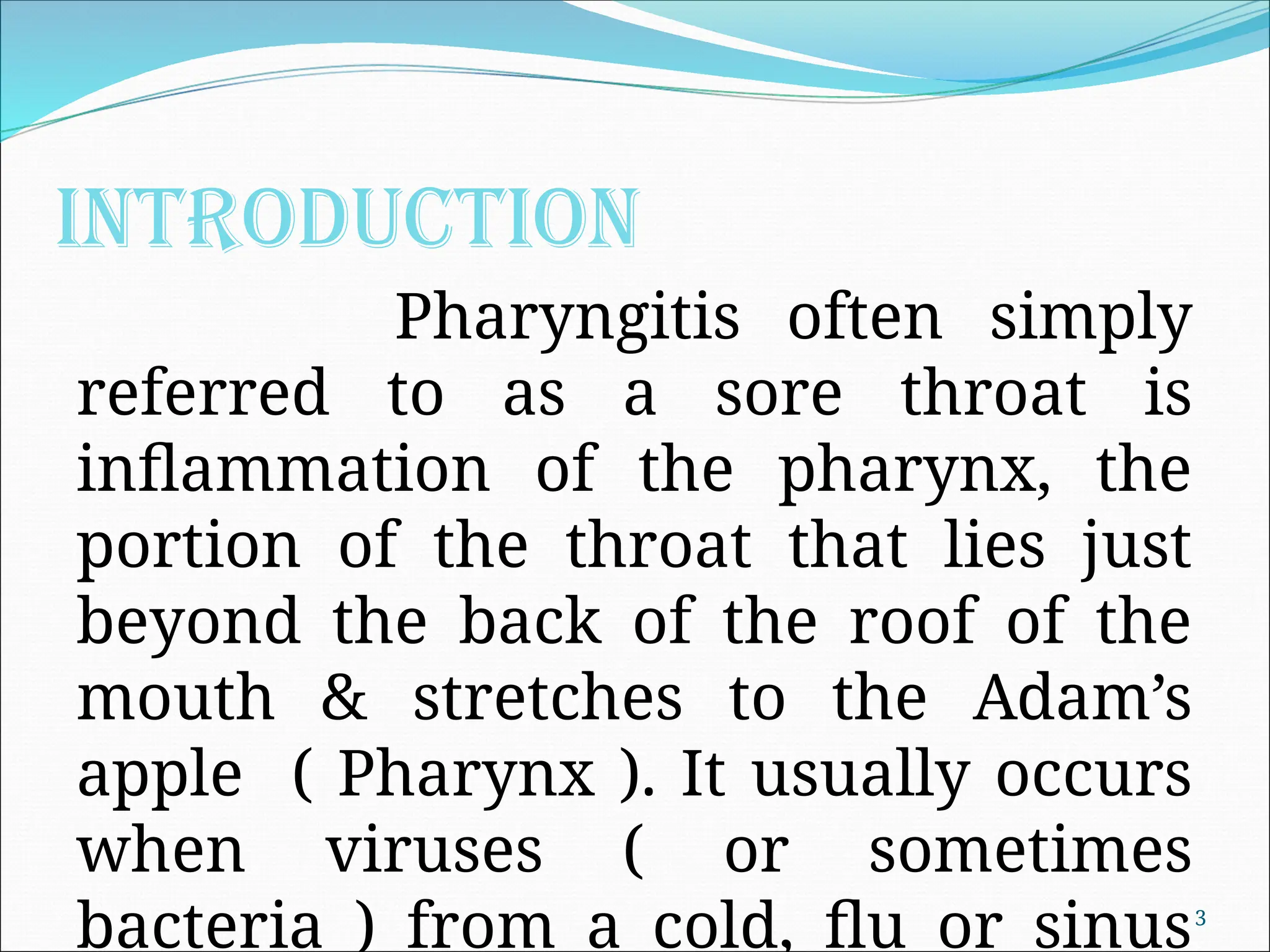 PHARYNGITIS FOR BSC NSG, GNM,MSC NURSING | PPTX