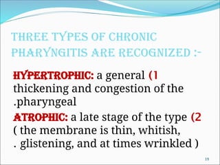 PHARYNGITIS FOR BSC NSG, GNM,MSC NURSING | PPTX