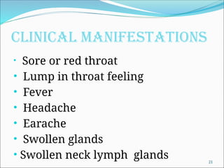 PHARYNGITIS FOR BSC NSG, GNM,MSC NURSING | PPTX