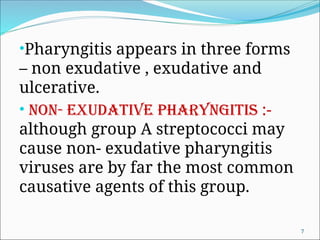 PHARYNGITIS FOR BSC NSG, GNM,MSC NURSING | PPTX