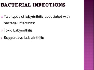 Pharyngitis & labyrinthitis | PPT