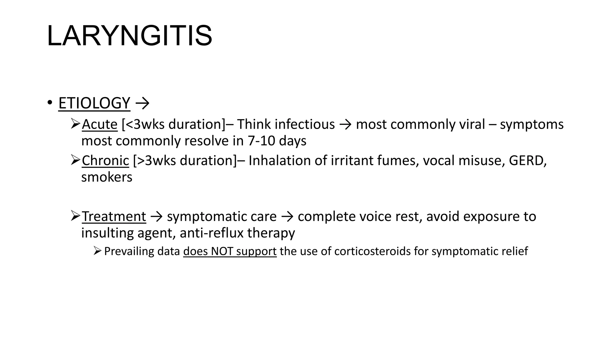Pharyngitis, laryngitis | PPTX