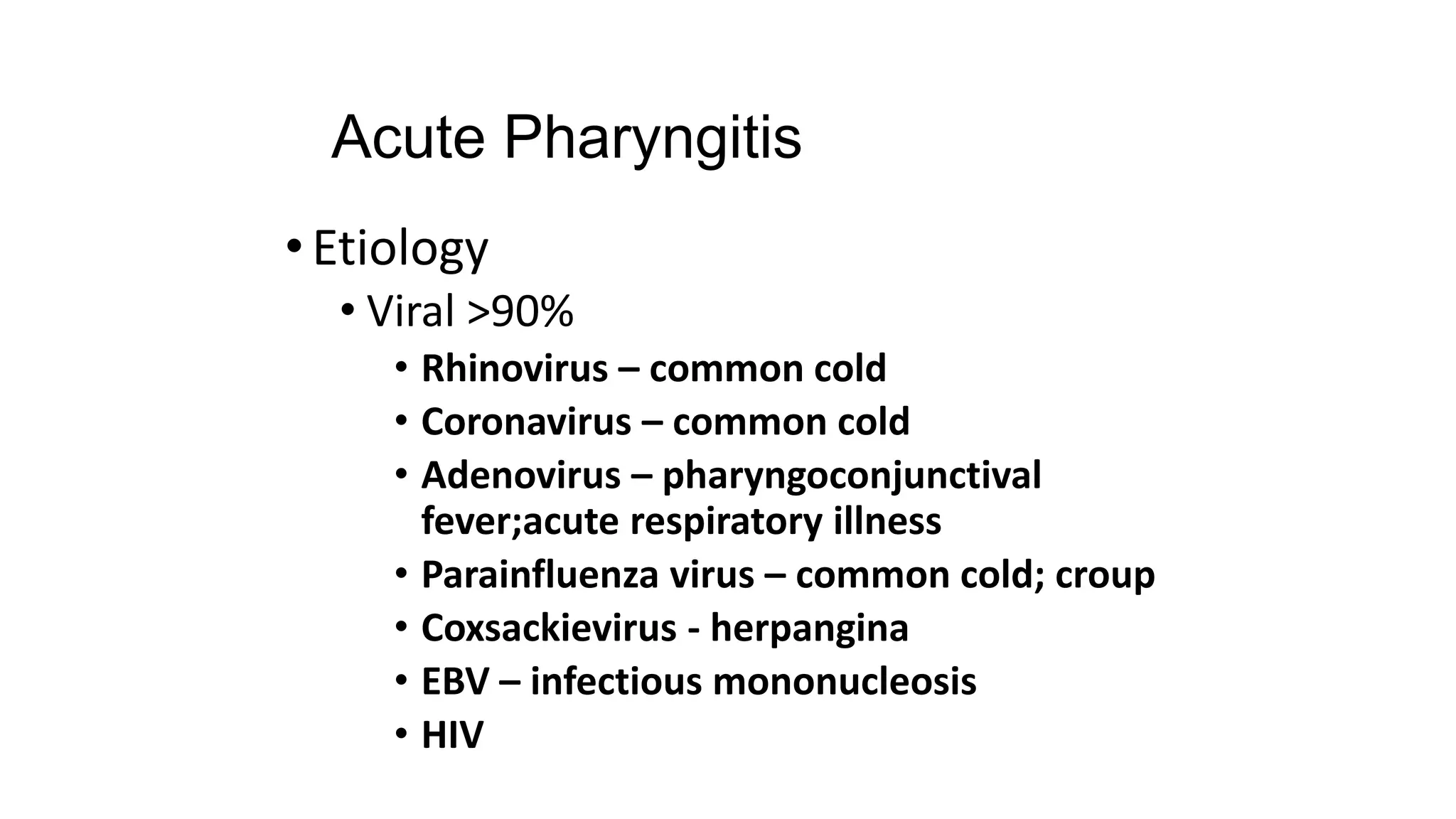 Pharyngitis, laryngitis | PPTX