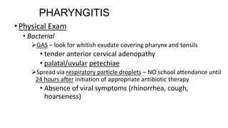 Pharyngitis, laryngitis | PPTX