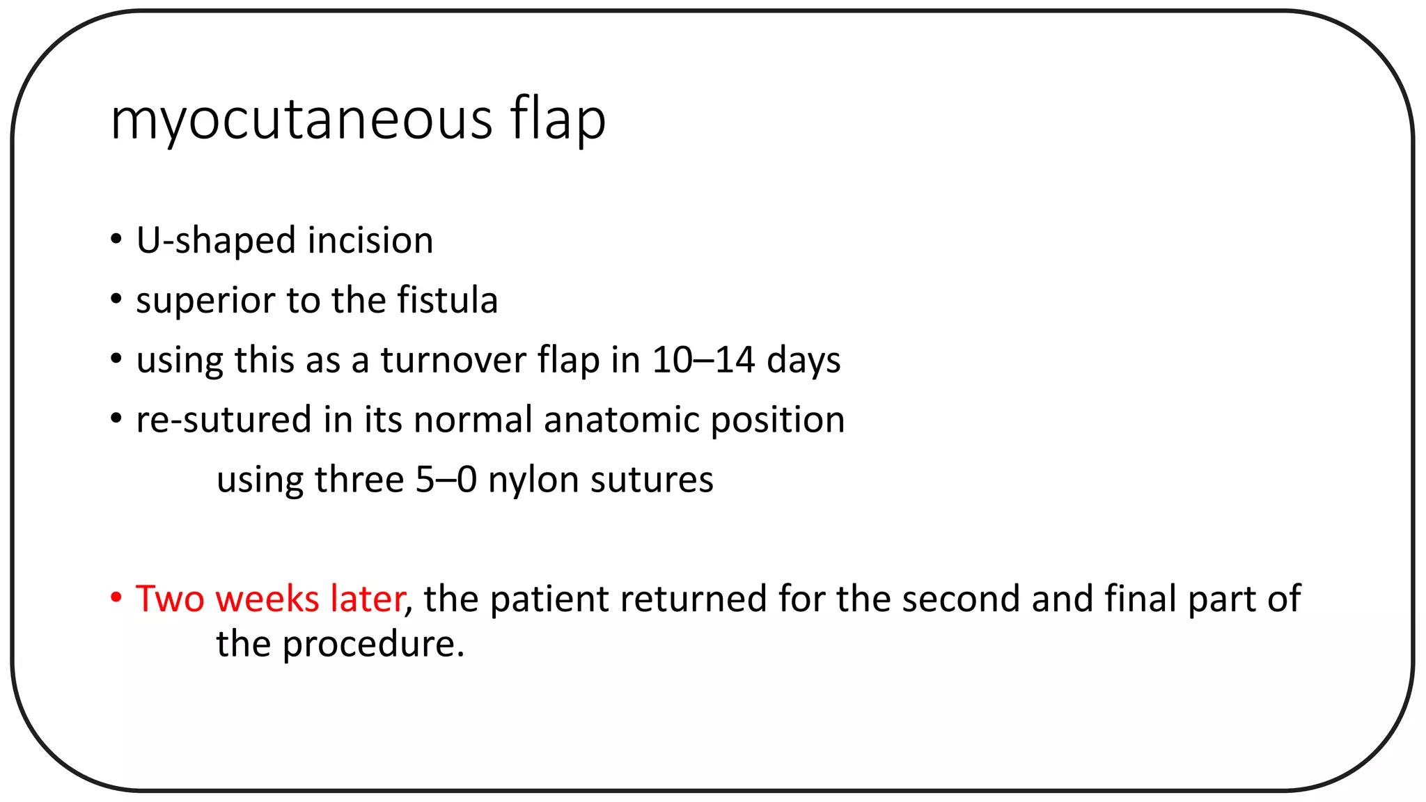 Pharyngocutaneous fistula after total laryngectomy Dr. M. Erami | PDF
