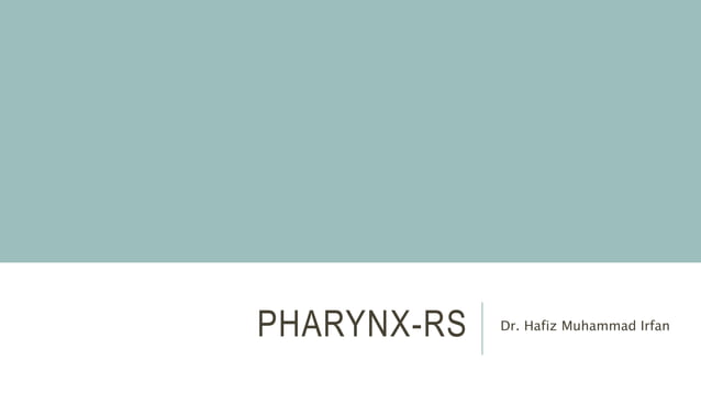 Pharynx-RS.pptx....,........................ | PPT