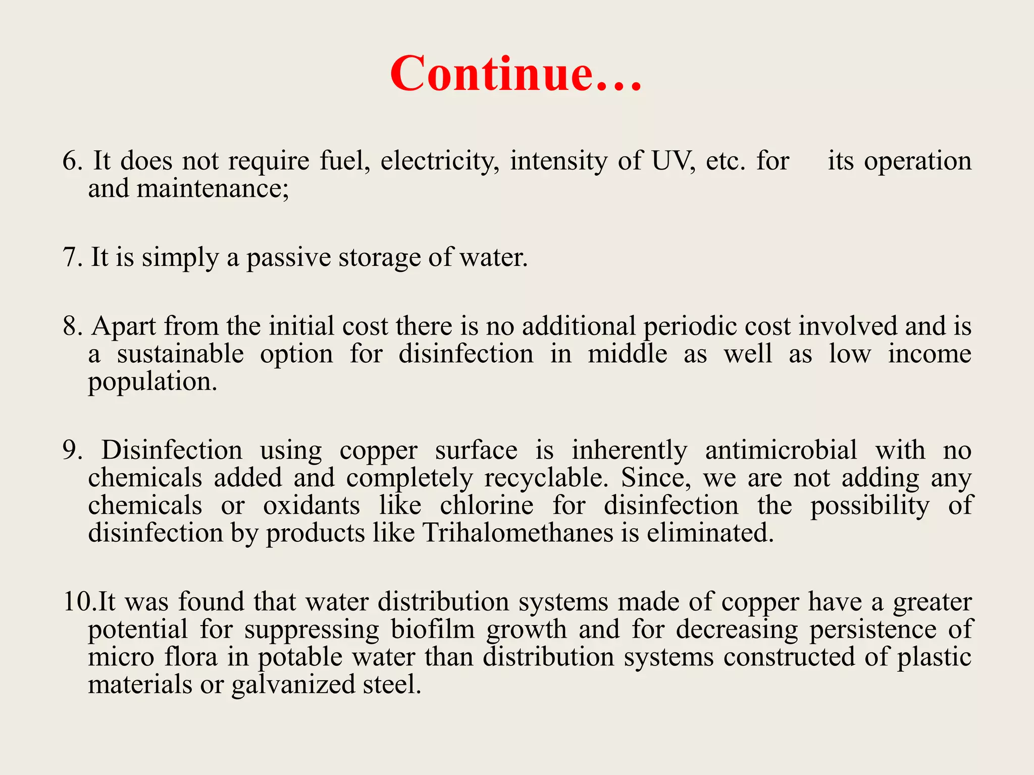 Exploring the Mechanism of Water Disinfection using Antimicrobial ...