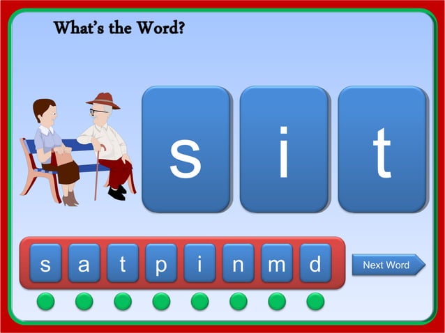 Reception Phonics Workshop October 2013 - Phase 2 -Words with three ...