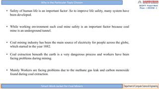 project presentation of smart jacket for coal miners | PPTX