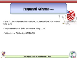 Statcom control system of grid connected wind energy system | PPT