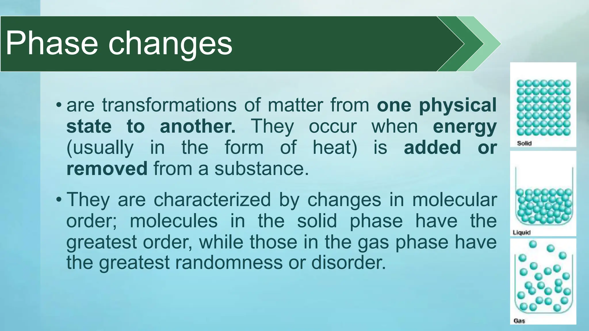 Phase-Changes Gen. CHemistry Grade12 lesson | PPTX | Chemistry | Science