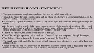 Phase contrast microscopy Likhith K | PPTX