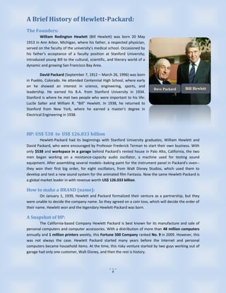 HP Brand Identity | PDF