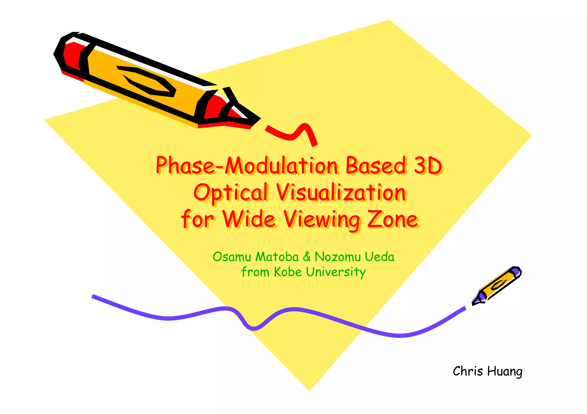 Phase-Modulation Based 3D technology | PDF