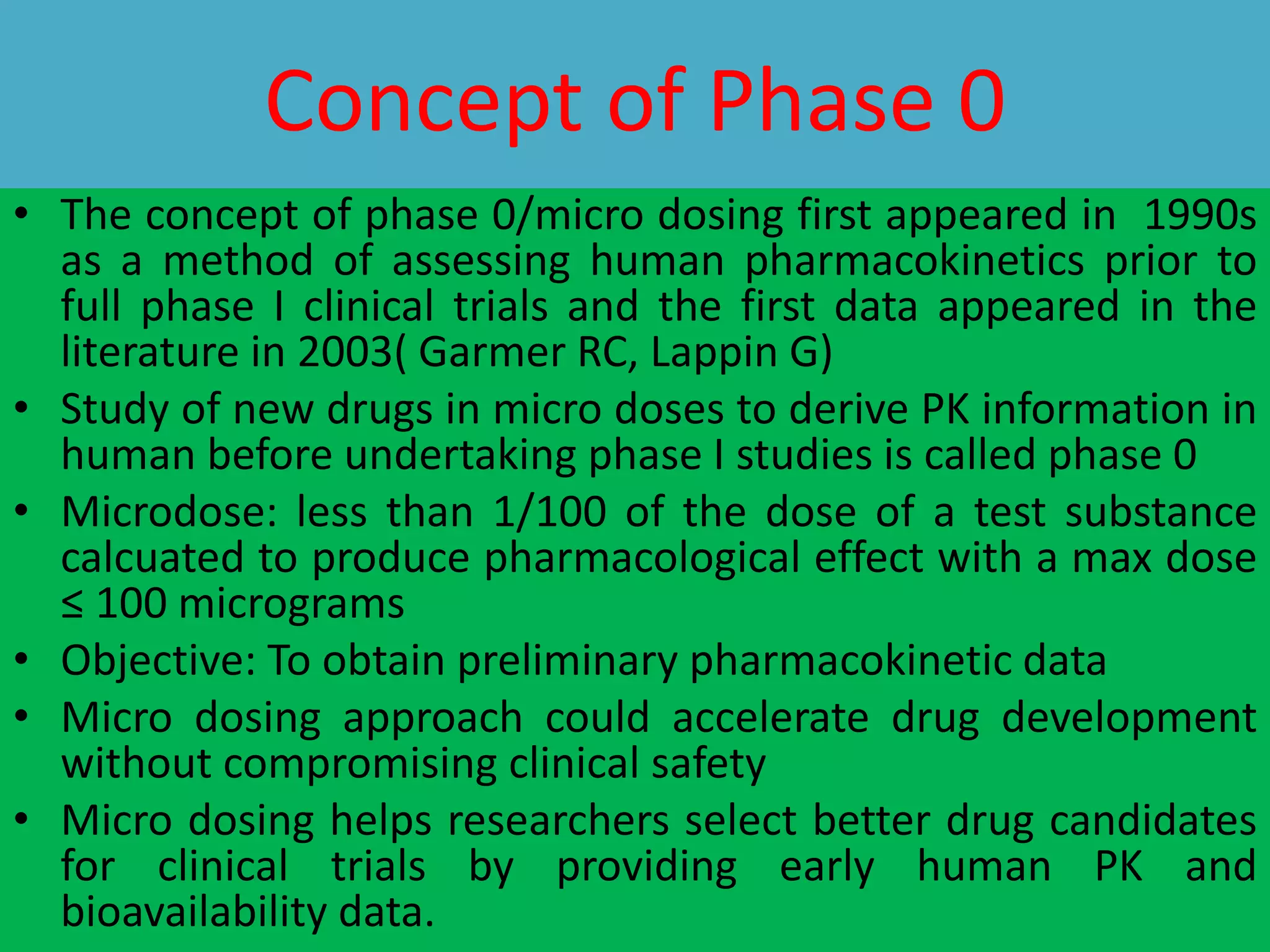 Phase 0 clinical trial | PPTX