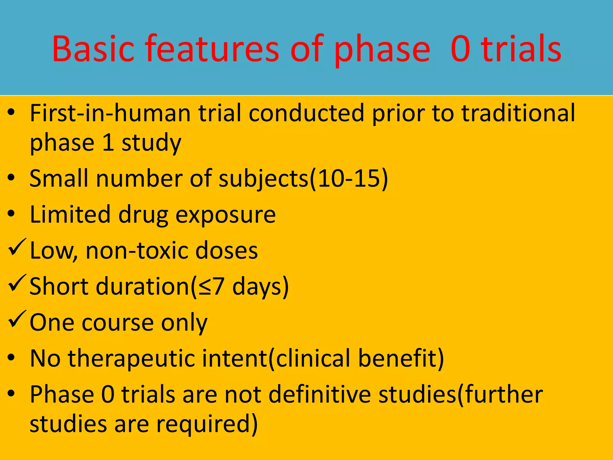 Phase 0 clinical trial | PPTX