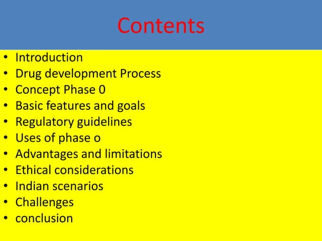 Phase 0 clinical trial | PPTX