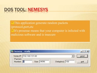 dos attacks | PPTX