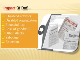 dos attacks | PPTX