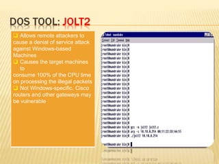 dos attacks | PPTX