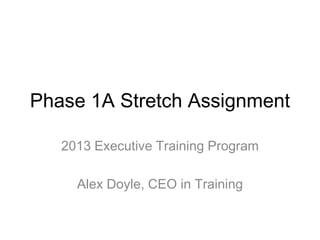 Phase 1A Stretch Assignment | PPT