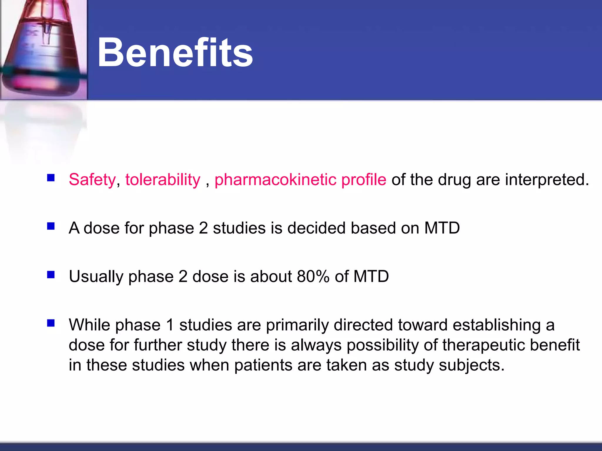 Phase 1 clinical trial | PPT