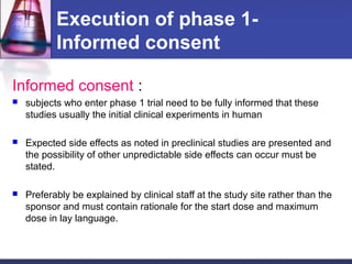 Phase 1 clinical trial | PPT