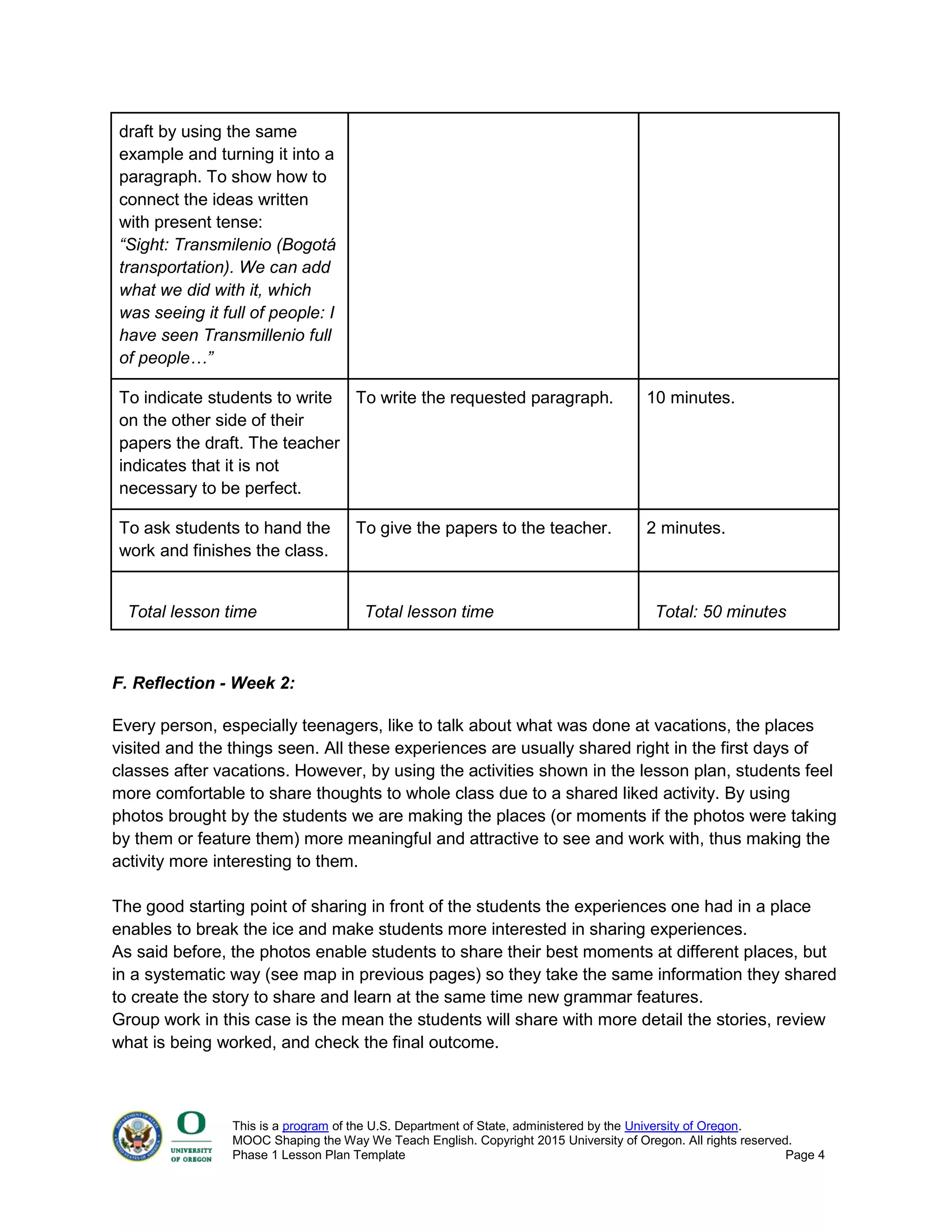 Phase1 lesson plan | PDF