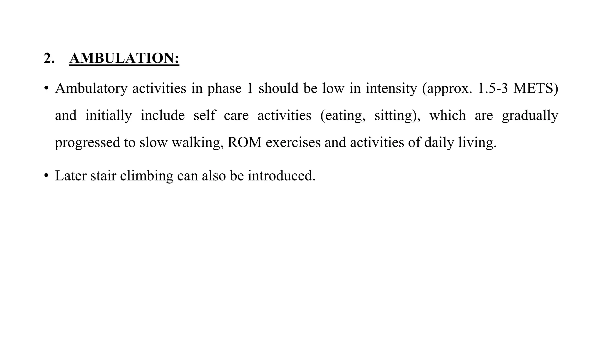 Phase 1of cardiac rehabilitation ppt x | PPTX