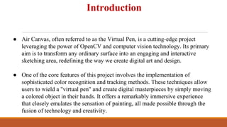 Air Canvas | PPTX | Technology & Computing