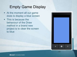 WP7 HUB_XNA | PPTX | Computer Animation | Computer Software and Applications