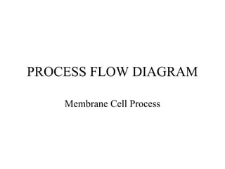 MANUFACTURE OF CHLORINE - CAUSTIC SODA USING ELECTROLYSIS PROCESS ...