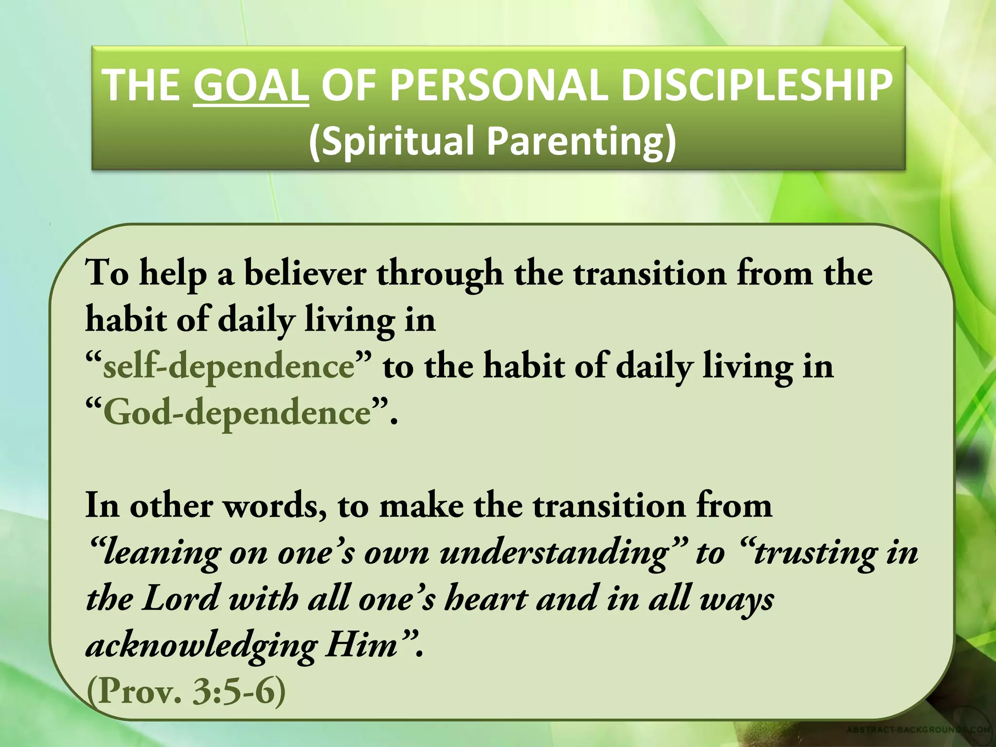 Phase 2 discipleship curriculum | PPT