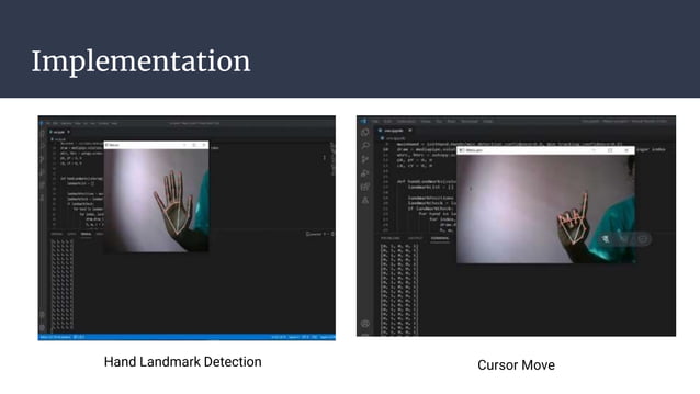 Virtual Mouse using hand gesture recognition | PPTX | Computer Peripherals | Computing