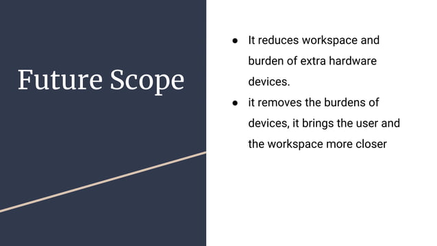 Virtual Mouse using hand gesture recognition | PPT