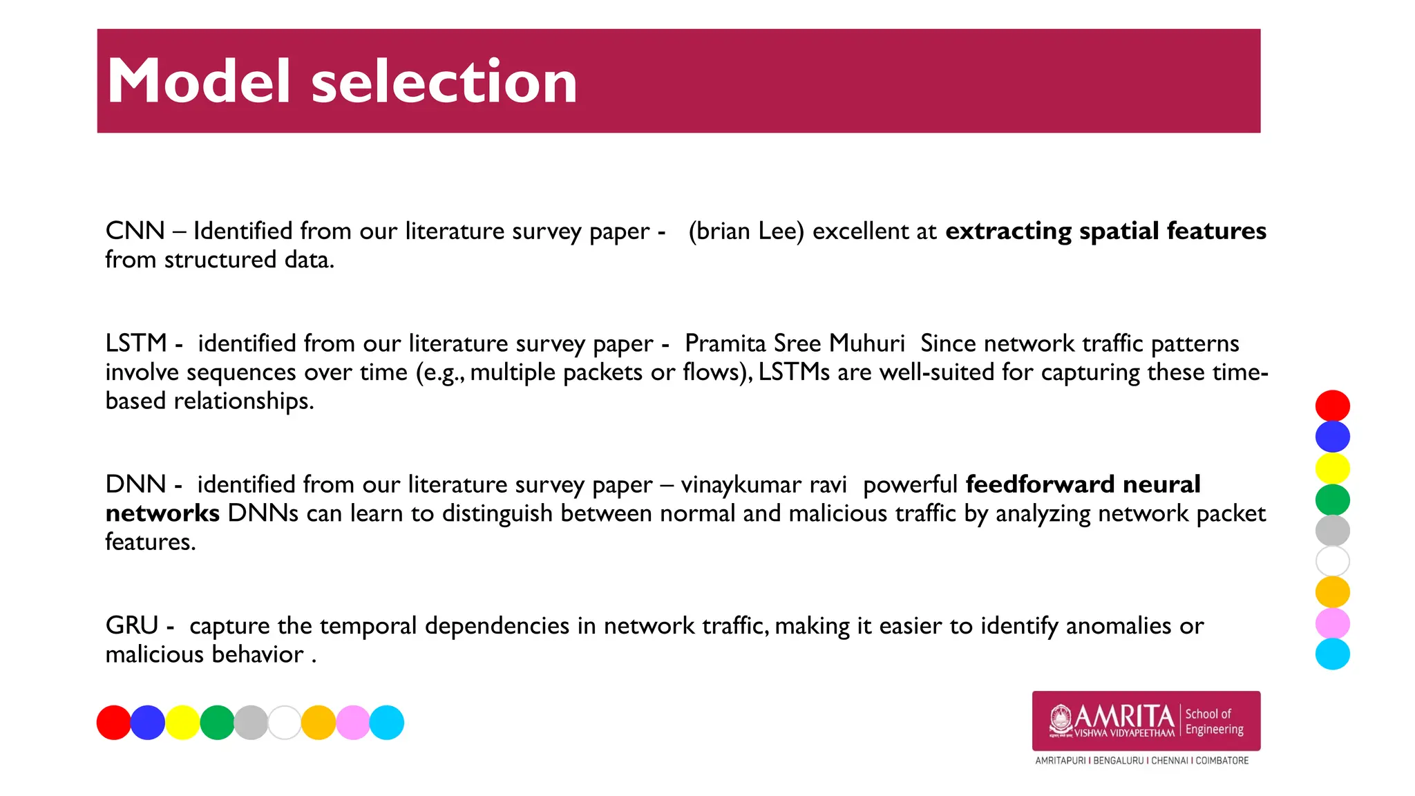 network intrusion detection using deep learning | PPTX