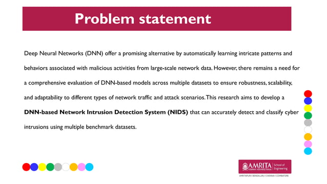 network intrusion detection using deep learning | PPTX